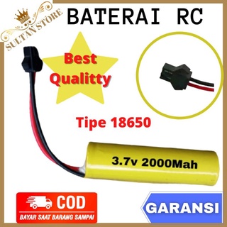Jual Baterai batre mobil remote control Rc 3.7v 2000mah | Shopee Indonesia