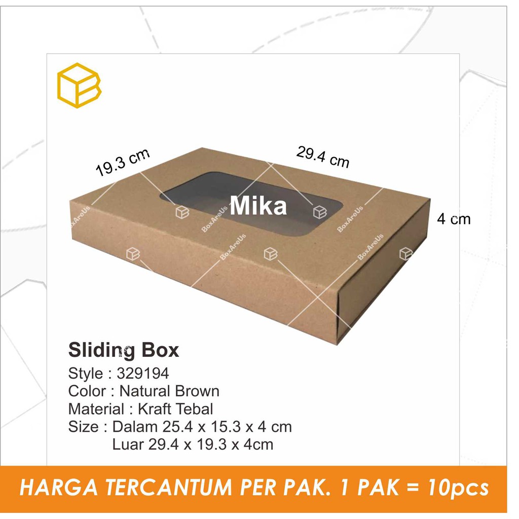 Jual Slide Box, Box Mika, Kotak, Packaging, Kemasan, Multipurpose ...