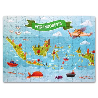 Jual Peta Indonesia Jigsaw Puzzle | Shopee Indonesia