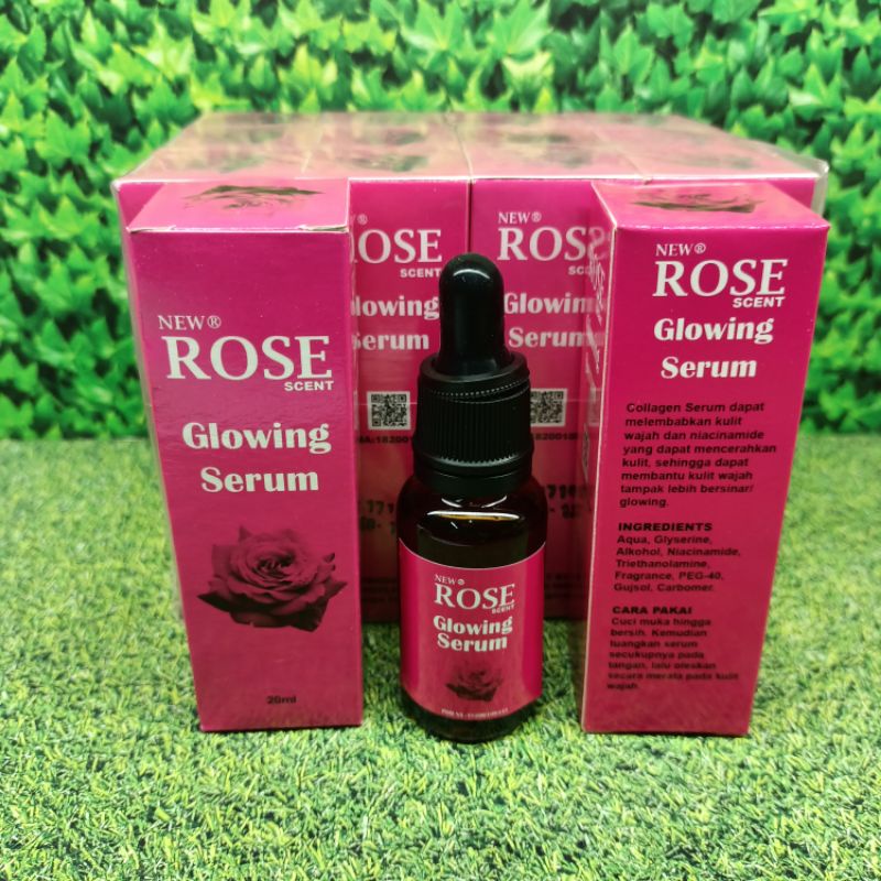 Jual SERUM GLOWING ROSE / SERUM ROSE GLOWING 20 ML 12 PCS | Shopee ...