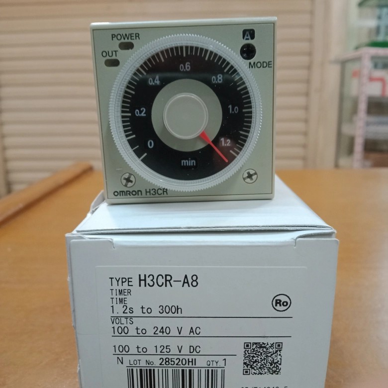 Jual TIMER OMRON H3CR- A8 H3CR A8 220VAc dan Socket PE56 Indonesia ...