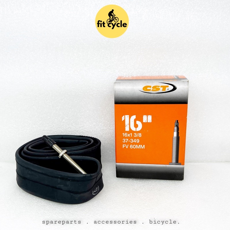 Jual Ban dalam sepeda CST ukuran 16x1 3/8 pentil presta 60mm | Shopee Indonesia