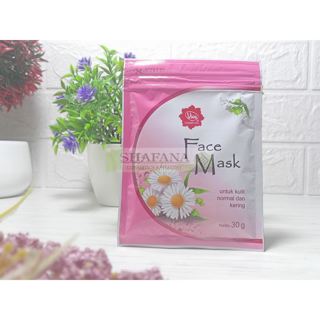 Jual Viva Face Mask Untuk Kulit Normal Dan Kering 30G | Shopee Indonesia