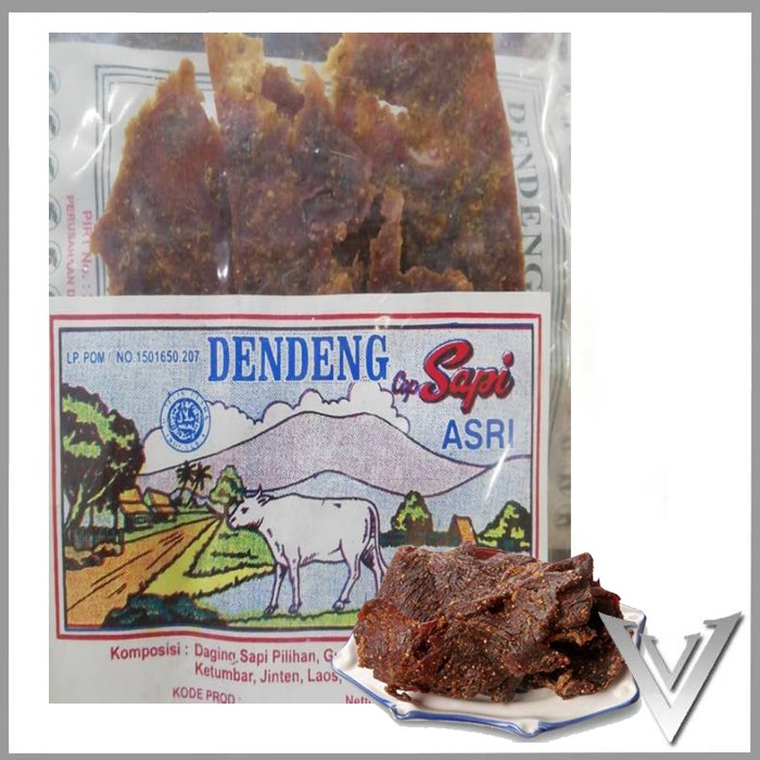 Jual Makanan Siap Saji / Dendeng Sapi Cap Sapi Asri 100 Gr / 100% Halal ...