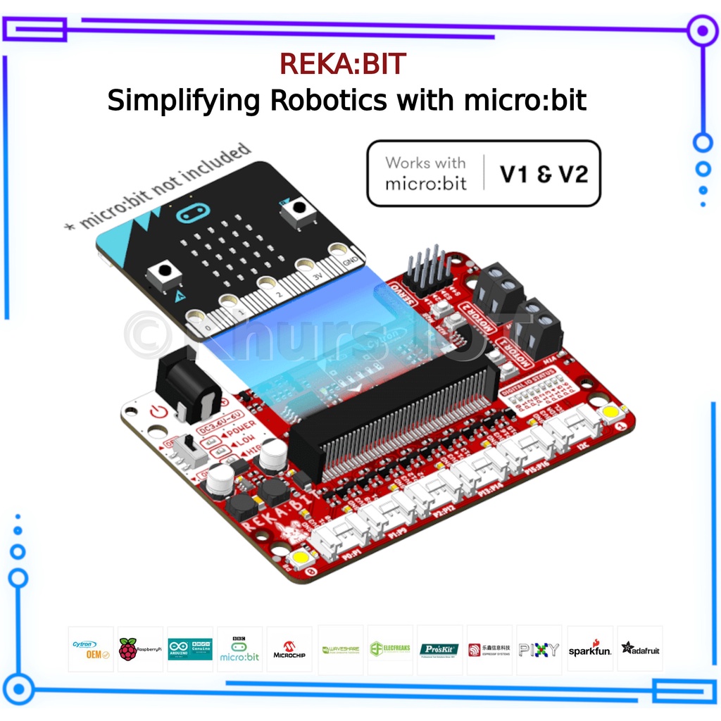 Jual REKA:BIT - Simplifying Robotics with micro:bit V1 / Microbit V2 ...