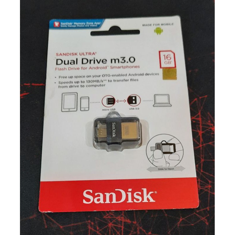 Jual Sandisk Ultra Dual USB Drive OTG 3.0 (16 GB) | Shopee Indonesia