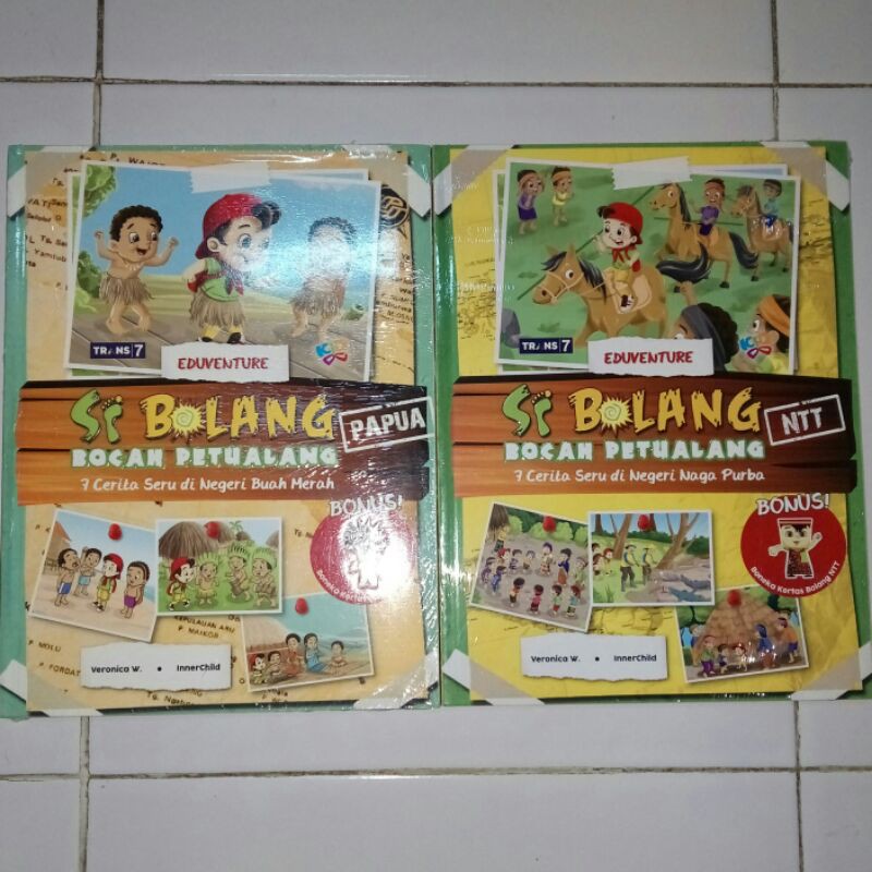 Jual Si Bolang Trans 7 Bocah Petualang Papua & NTT Eduventure (1 Buku ...