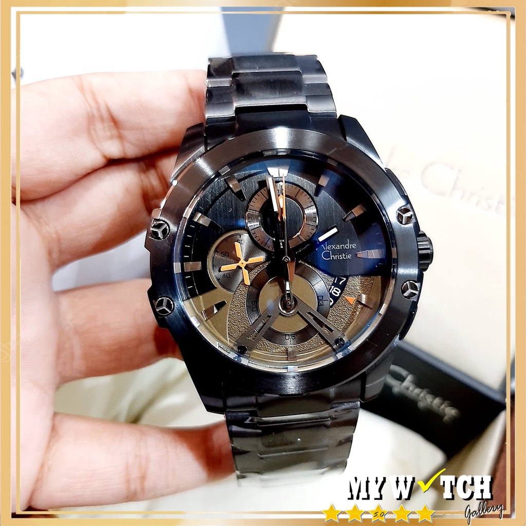 Jual Jam Tangan Alexandre Christie / Alexander Pria Chronograph AC 6607 ...