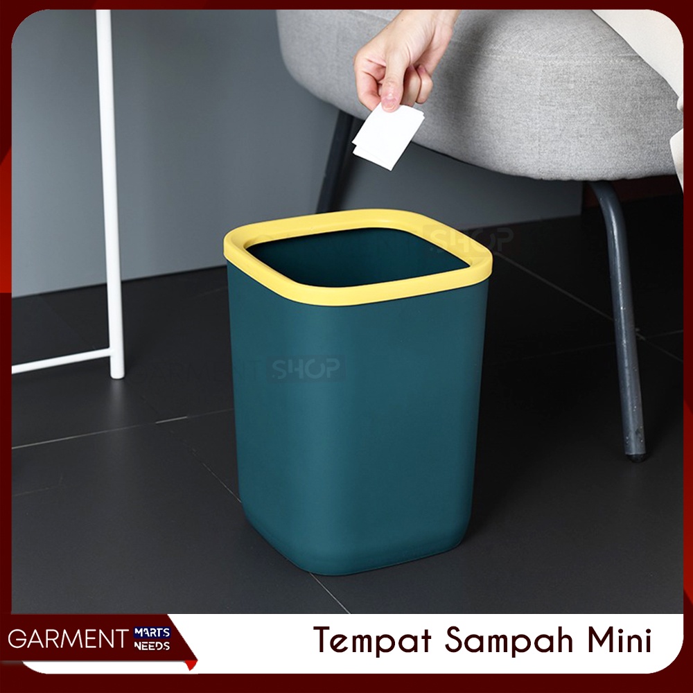 Jual SANI - Tong Sampah Meja Mini Persegi Kotak Estetik Minimalis Trash ...
