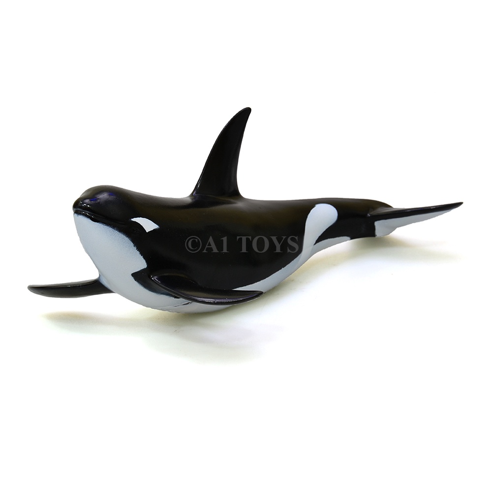 Jual Mainan miniatur ikan Paus Pembunuh Killer Whale 24 cm | Shopee ...