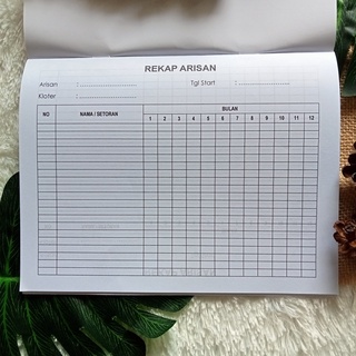 Jual BUKU REKAP ARISAN | Shopee Indonesia