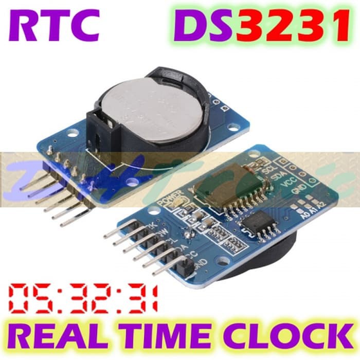 Jual Kit Ds3231 Rtc Module Real Time Clock Ds 3231 Modul Waktu Arduino