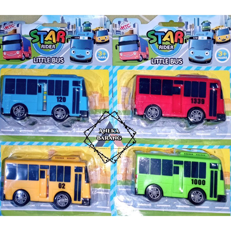 Jual Mainan Bus Tayo Kecil 1pc / Mobil Bus sliding Door / Bis tayo pull back Indonesia|Shopee ...
