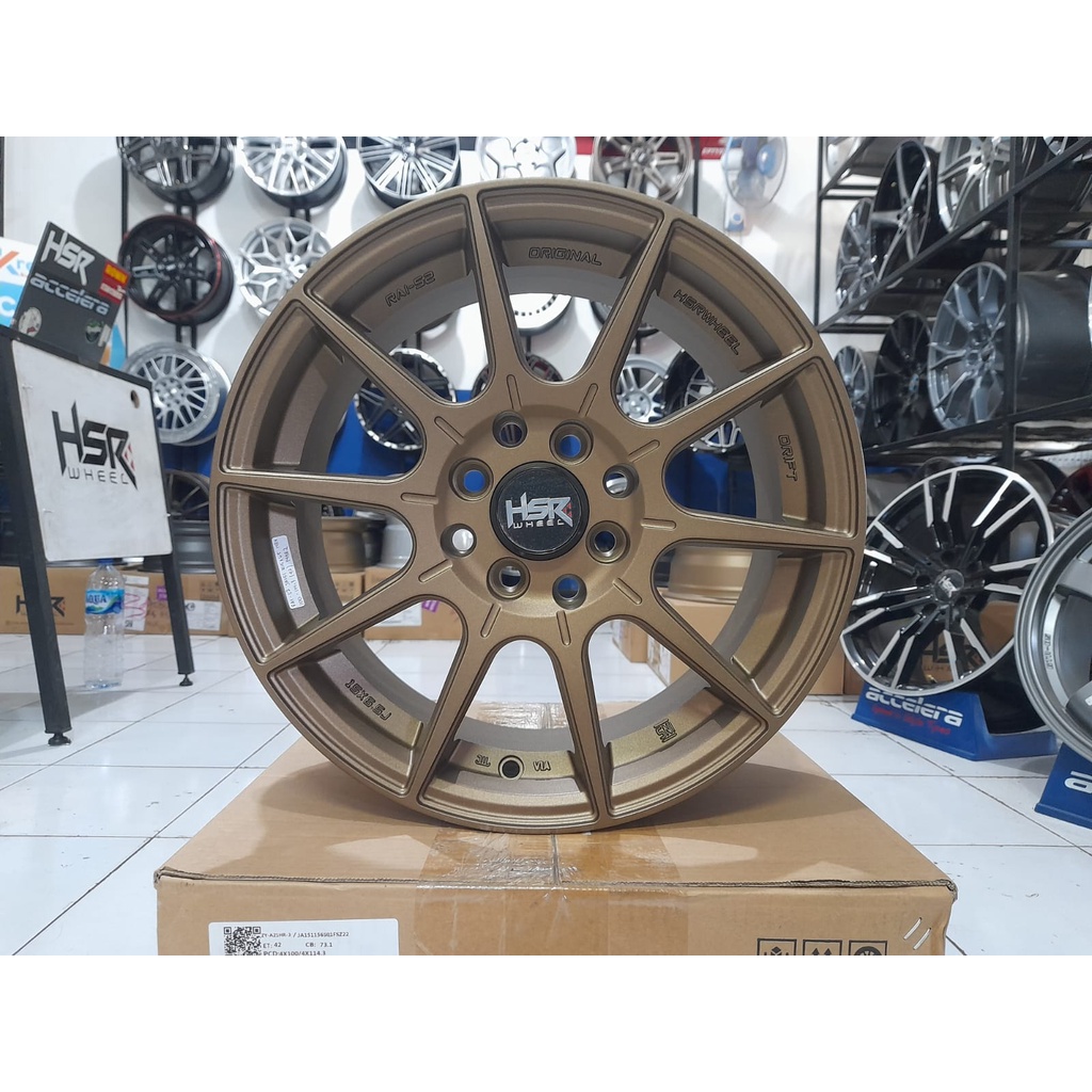 Jual velg racing jdm ring 15 hsr rai s2 hsr original pelek brio avanza jazz | Shopee Indonesia