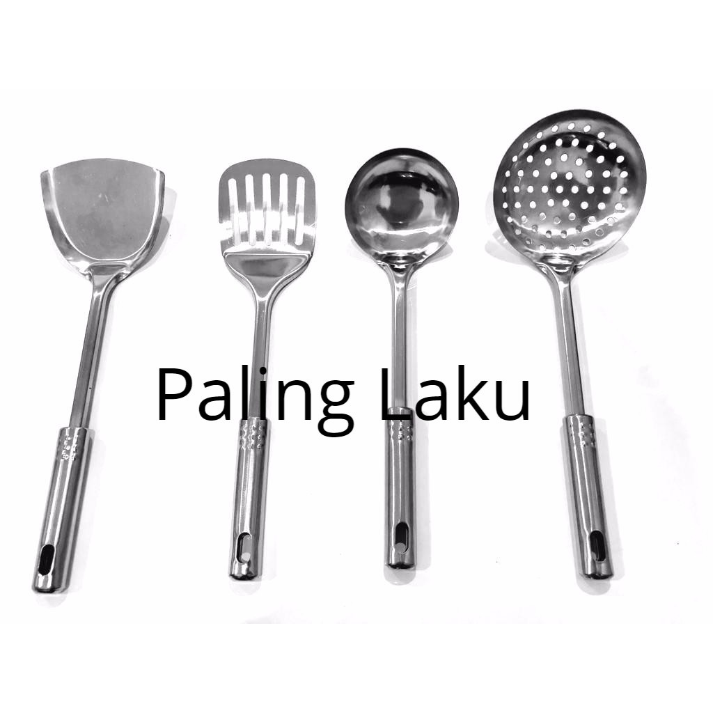 Spatula Set Stainless Steel - 4 Pcs Sutil Set | Shopee Indonesia