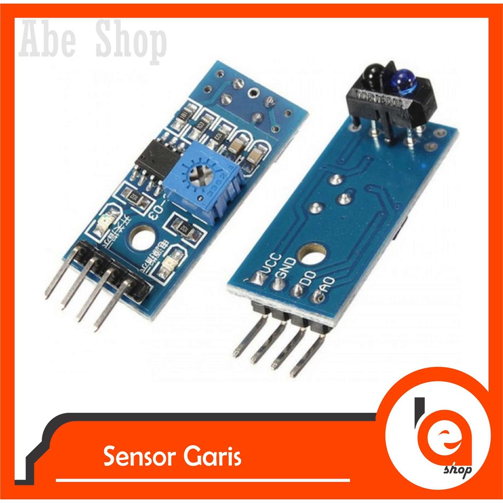 Jual Sensor Garis Line Track TCRT5000 halangan rintangan Line Follower | Shopee Indonesia
