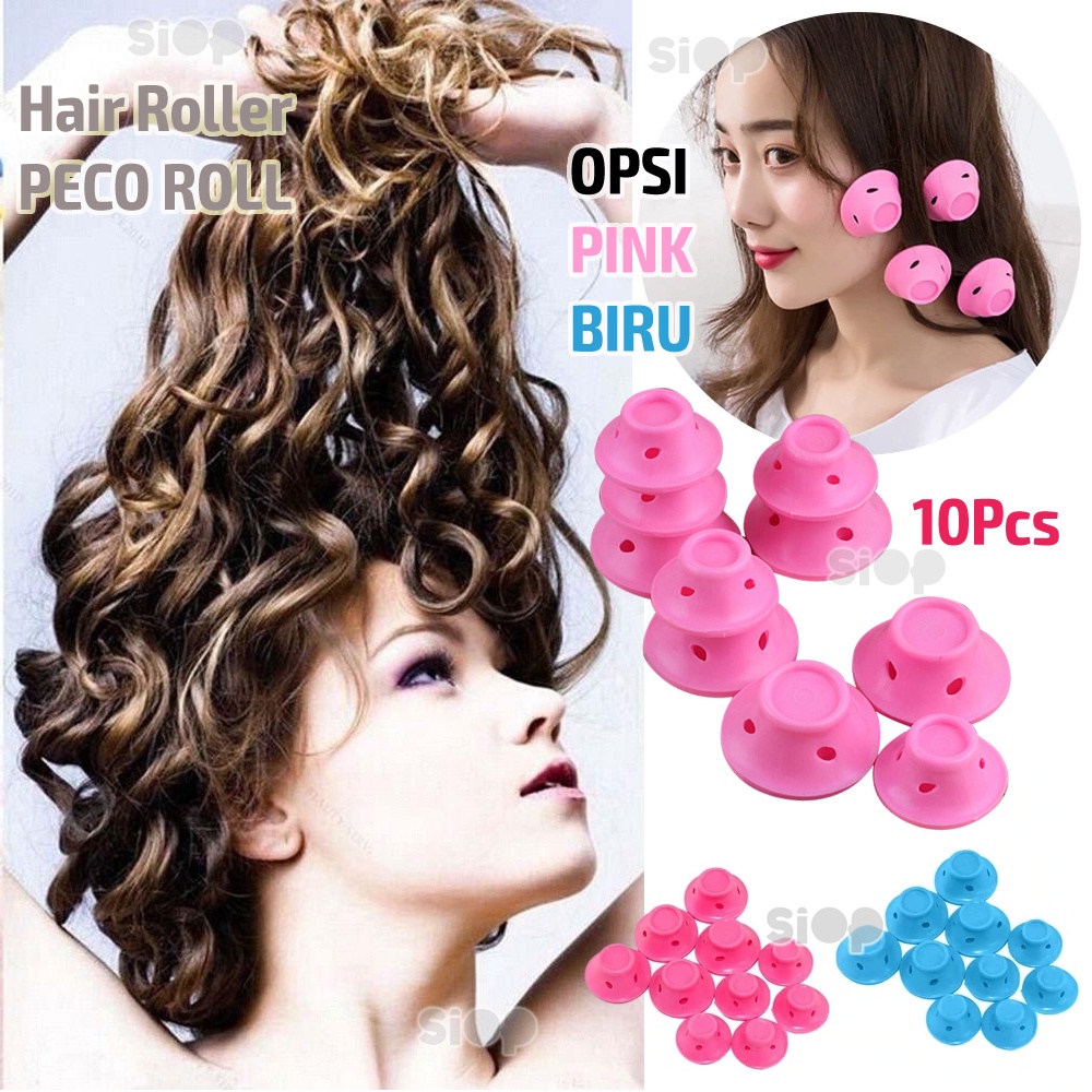 Jual PECO Roll Hair Curlers Roller Curler Styling- Alat Curly Rambut ...