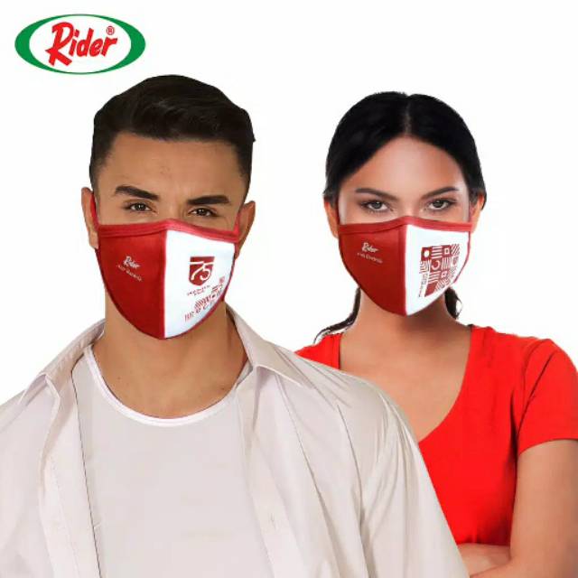 Jual Masker Rider Merah Putih (Edisi Kemerdekaan) isi 1 pcs | Shopee ...
