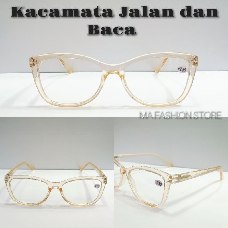Jual Kacamata Baca Jauh Wanita / Kacamata Ukuran / Kacamata Plus ...