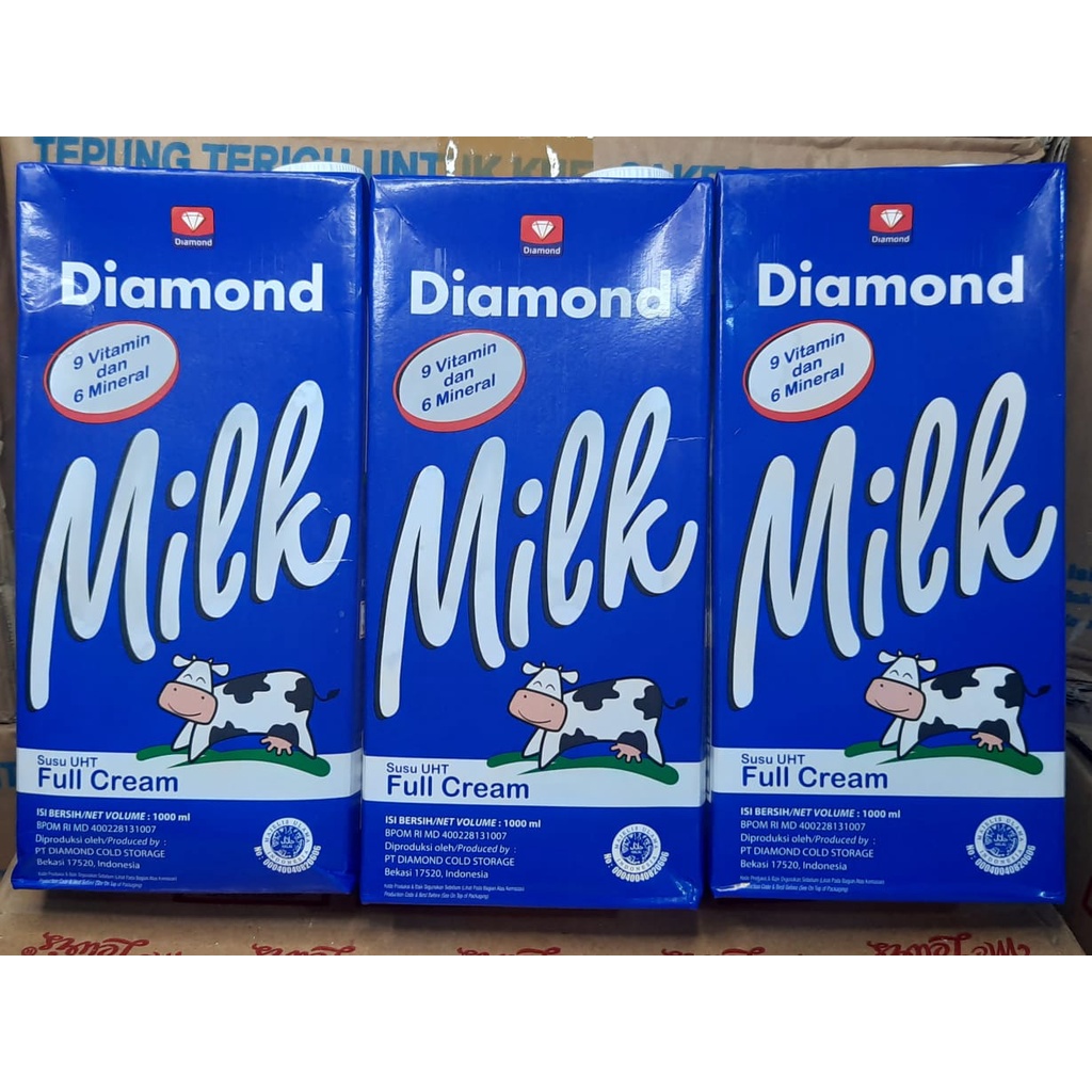 Jual UHT Full Cream Diamond 1000 ml | Shopee Indonesia