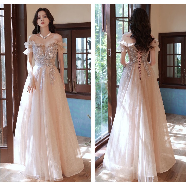 Jual Gaun rok temperamen panjang yang elegan biasanya bisa dipakai gaun ...