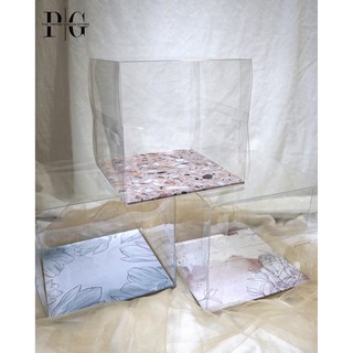 Jual Kotak kue 20cm / Glass Cake Box 20x20x20cm / Box Kue 20 cm/ Dus ...