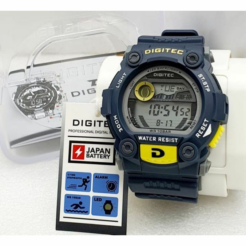Jual jam tangan DIGITEC DG-5900T original digital chronograph | Shopee ...