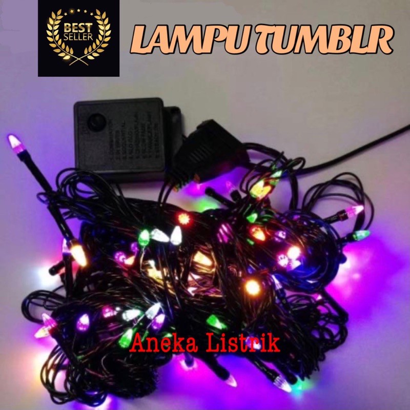 LAMPU TUMBLR / LAMPU NATAL LED / TUMBLR LIGHT / TUMBLR LED 7WARNA ...