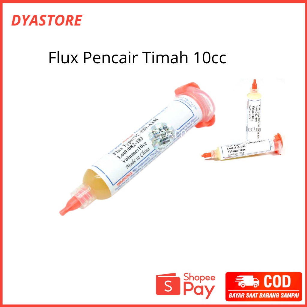 Jual Flux Pasta Solder Pencair Timah 10cc + Jarum Indonesia|Shopee Indonesia