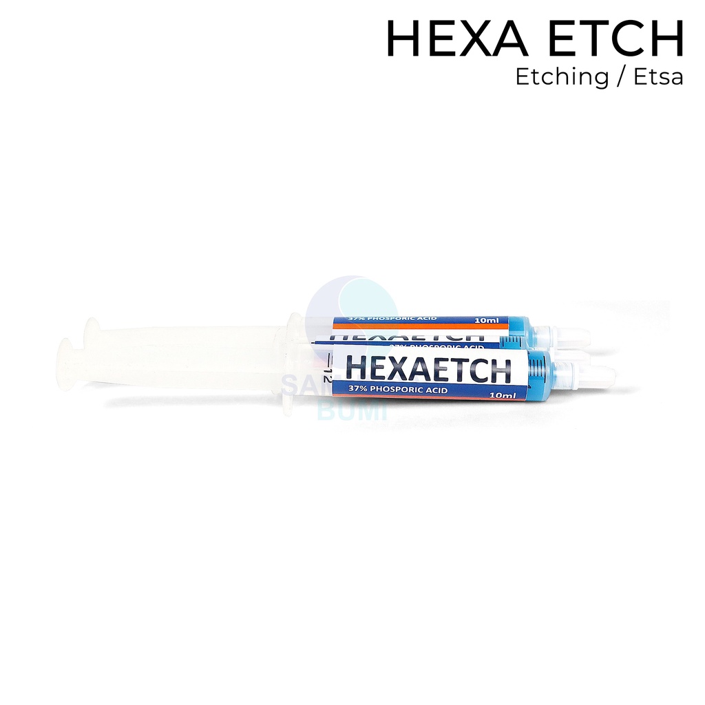 Jual HEXAETCH Etsa Gigi Dental Etching Gel Hexa Etch isi 10 ml | Shopee Indonesia