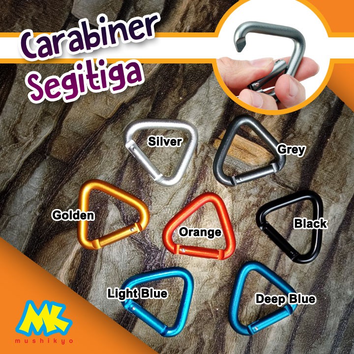 Karabiner Segitiga - Triangle Carabiner | Shopee Indonesia
