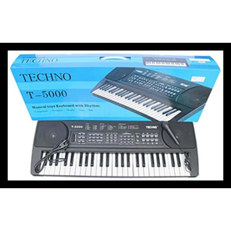 Jual harga promo ALat Musik PIANO KEYBOARD listrik TECHNO T5000 layar ...