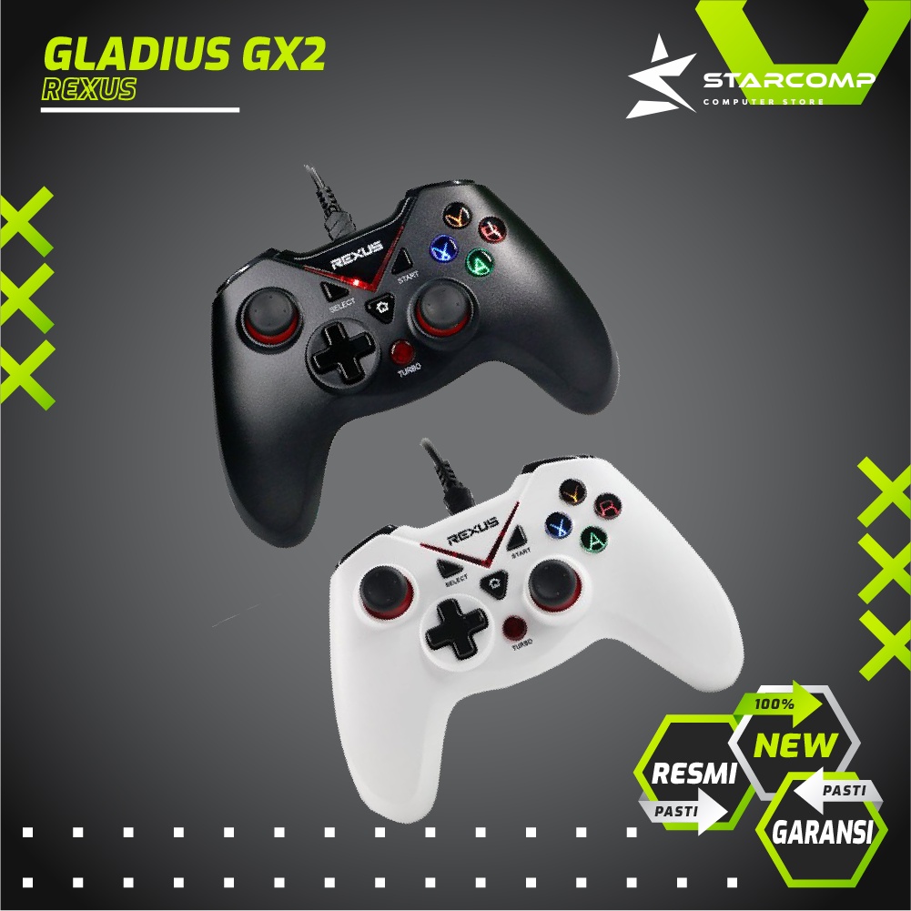 Jual Rexus Gaming Pro Gamepad Gladius GX2 Indonesia|Shopee Indonesia