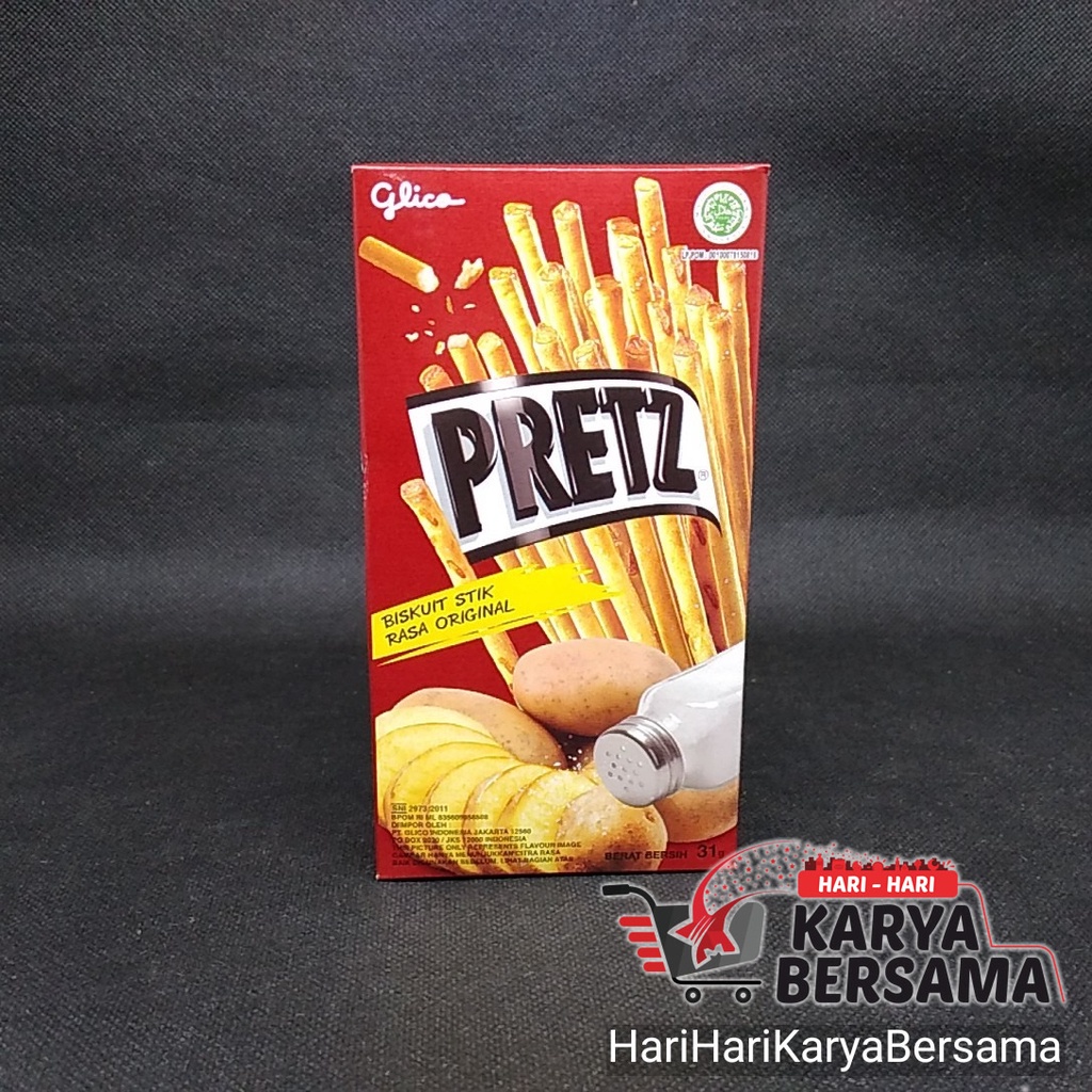 Jual GLICO PRETZ BISKUIT STIK RASA ORIGINAL 31GR | Shopee Indonesia