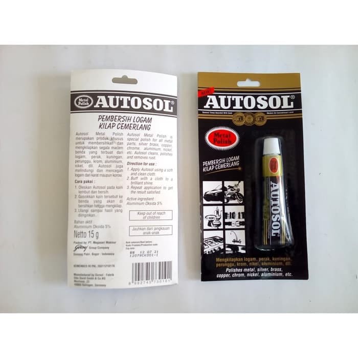 Jual AUTOSOL METAL POLISH 15G(KECIL) | Shopee Indonesia