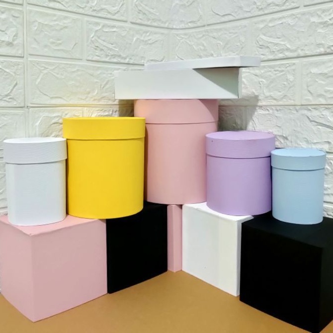Jual Termurah Bloom Box Bulat Box Bunga Kotak Bunga / Flower Box ...