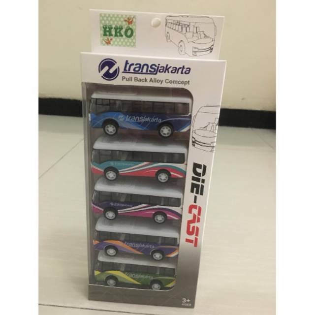 Jual MAINAN DIECAST, DIECAST BUS TRANS JAKARTA | Shopee Indonesia