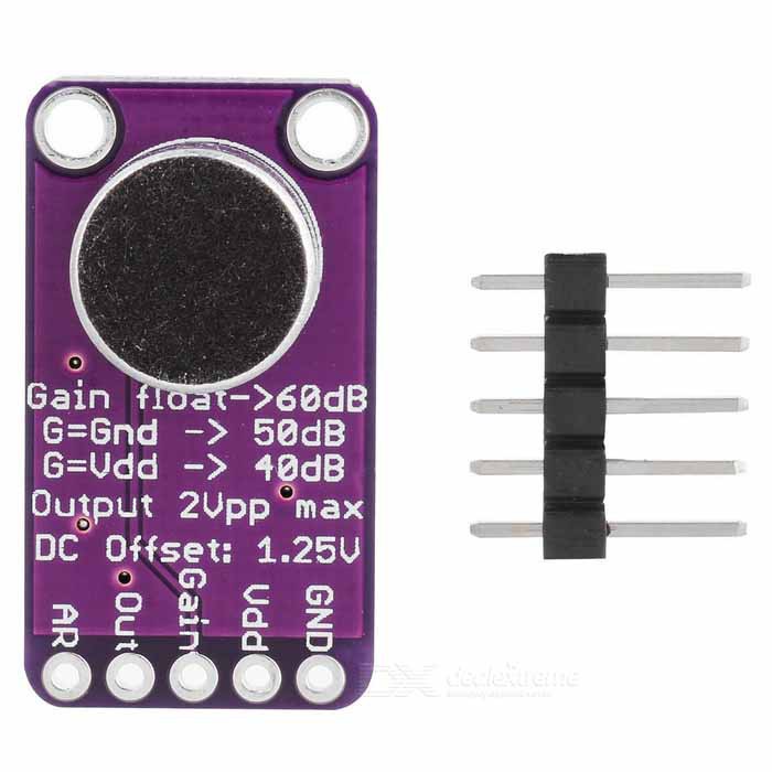 Jual Modul Microphone Amplifier MAX9814 MAX 9814 Auto Gain Control Arduino Indonesia|Shopee ...