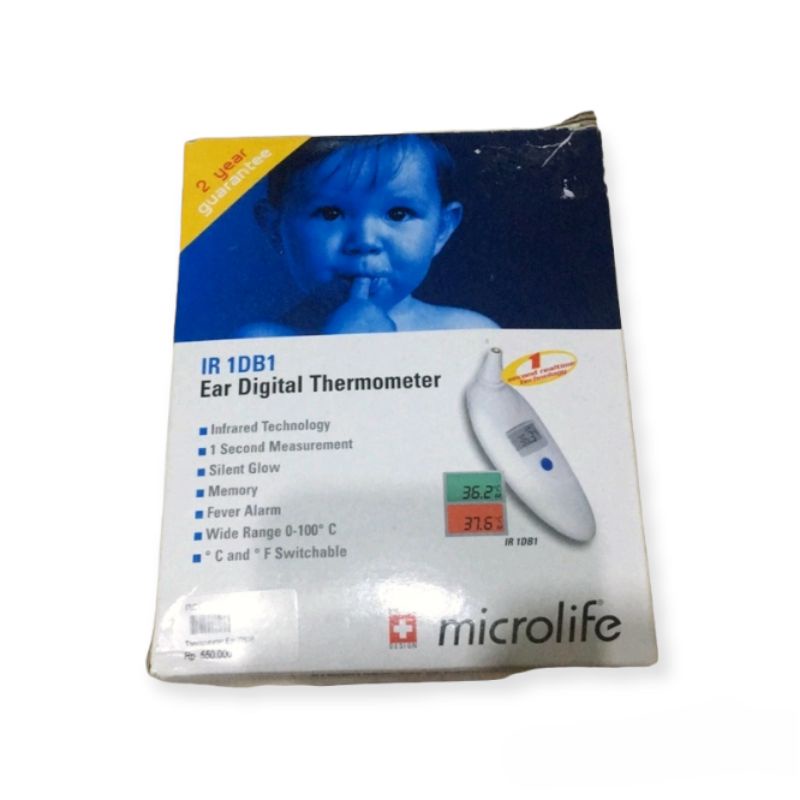 Jual Thermometer Digital microlife Thermometer Digital Kuping | Shopee ...