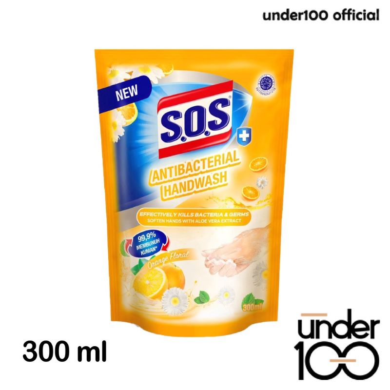 Jual SOS ANTIBACTERIAL HANDWASH REFIL 300ML SABUN CUCI TANGAN | Shopee ...