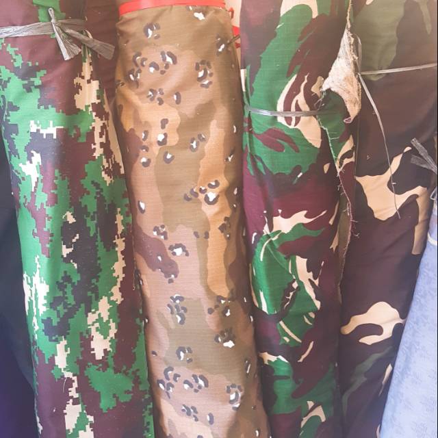 Jual Kain Army TNI Raider Camouflage Kamouflage Tentara Jeans Tebal ...
