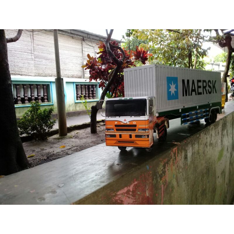 Jual Miniatur Truk Kontainer Indonesia|Shopee Indonesia