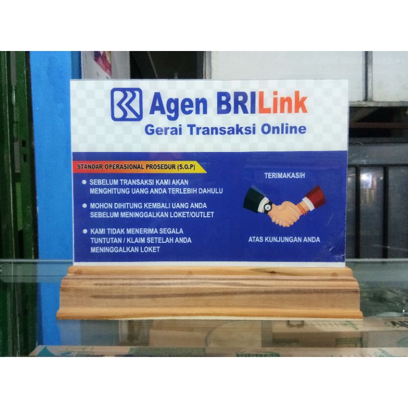 Jual Stiker Vinyl SOP 2 Agen BRILink | Shopee Indonesia