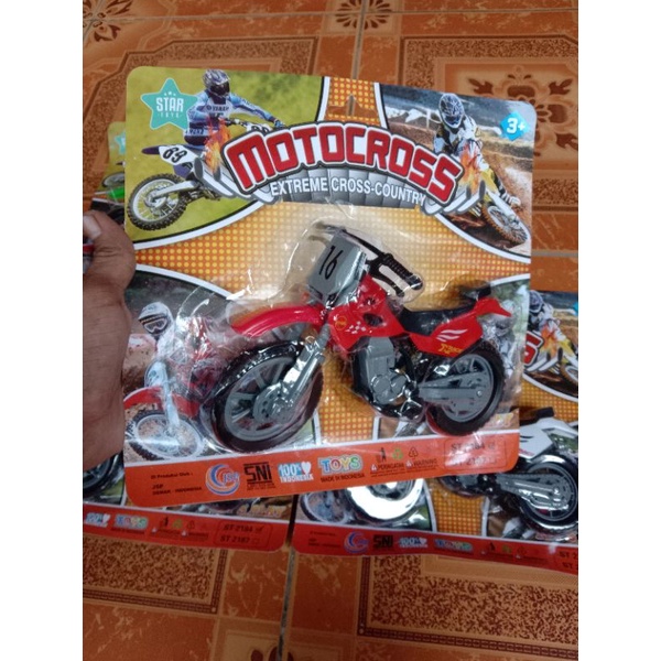 Jual MAINAN MOTOCROSS Motor Balap / Motor Trail / Moto GP ukuran Sedang ...