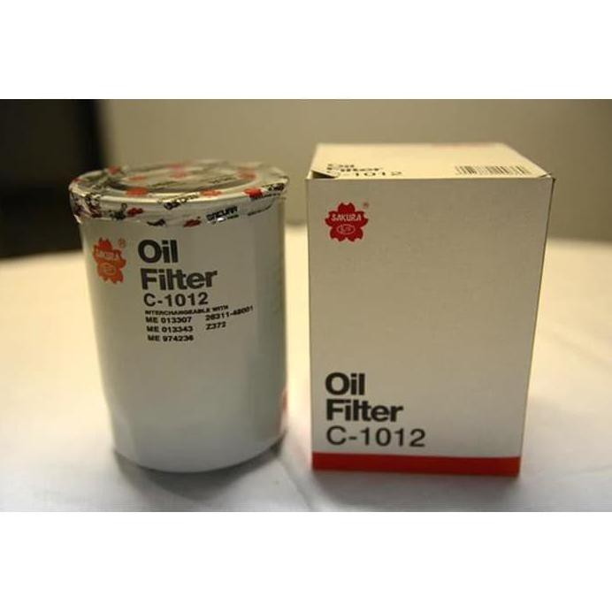 Jual OIL FILTER SAKURA C-1012 UNTUK SOLAR / FILTER SOLAR / KENDARAAN ...