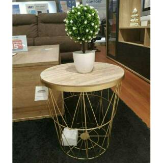 Jual INFORMA Meja Keranjang/ Storage Table/ Meja Topaz/Toby (gold/hitam ...