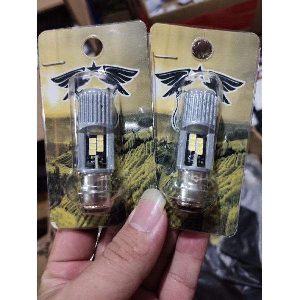 Jual LAMPU AC DC LED 12 TITIK H6 SATUAN LAMPU UTAMA MOTOR MATIC/BEBEK ...