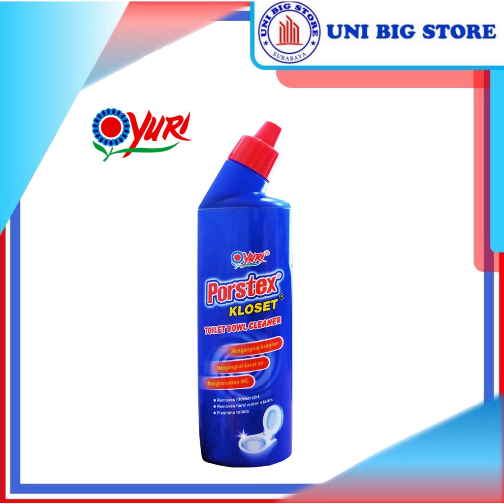 Jual Yuri Porstex Kloset Pembersih Toilet Bowl Closet Cleaner 500 ml ...