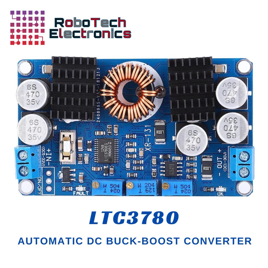 Jual LTC3780 Step Up Down DC Automatic Buck Boost Converter CC CV 10A ...