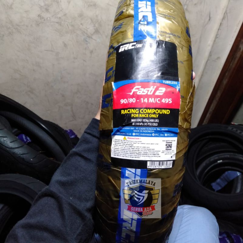 Jual BAN IRC FASTI 2 RACING COMPOUND uk 90/80-14 | Shopee Indonesia